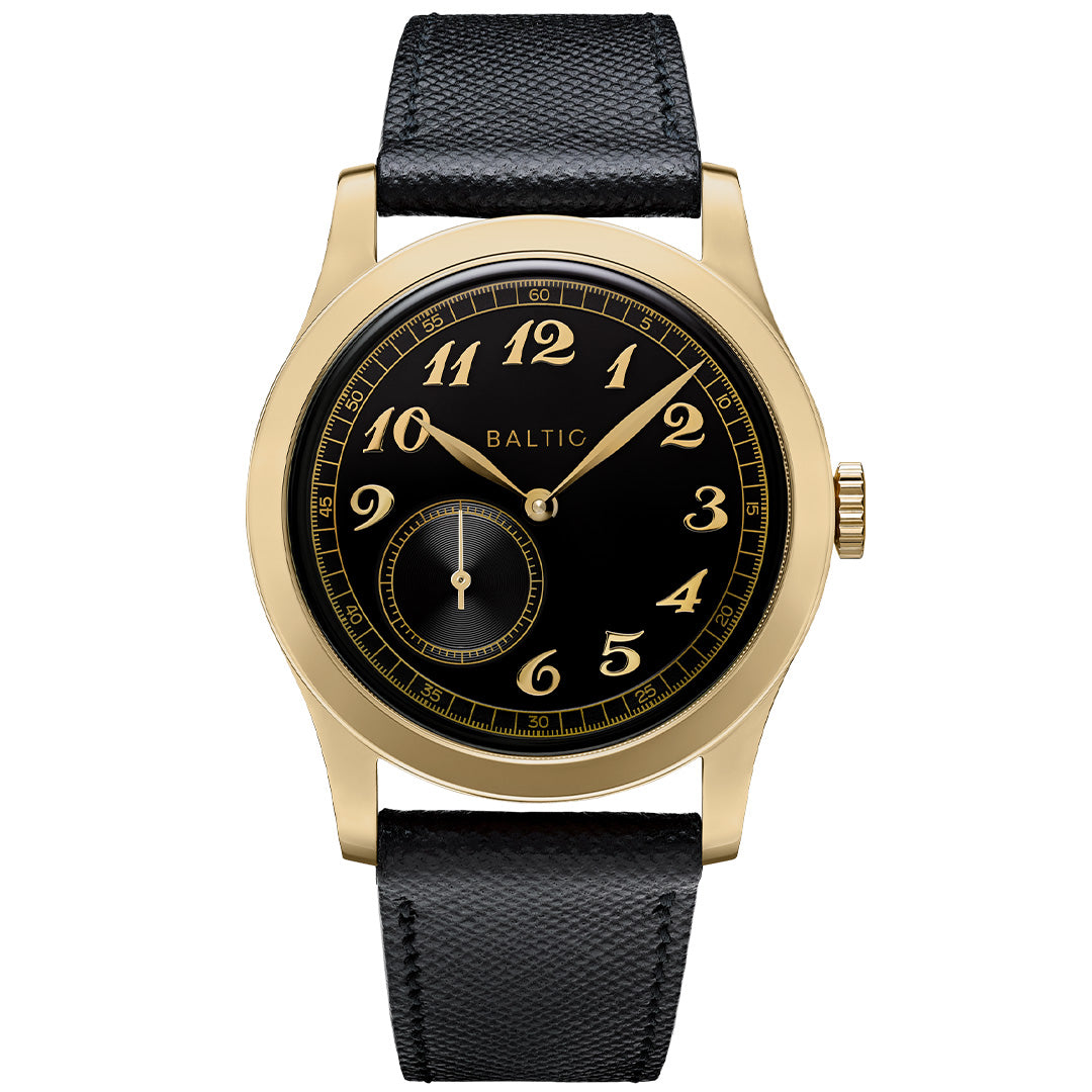 MR Classic Gold PVD - Black by Baltic | Time Keeper